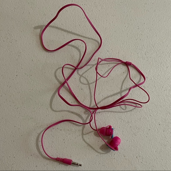 Barbie | Headphones | Rare Barbie Silhouette Earbuds Pink Blue ...